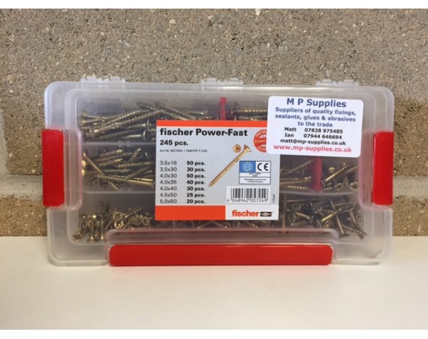 Fischer Screw box assortment (245 pieces)
